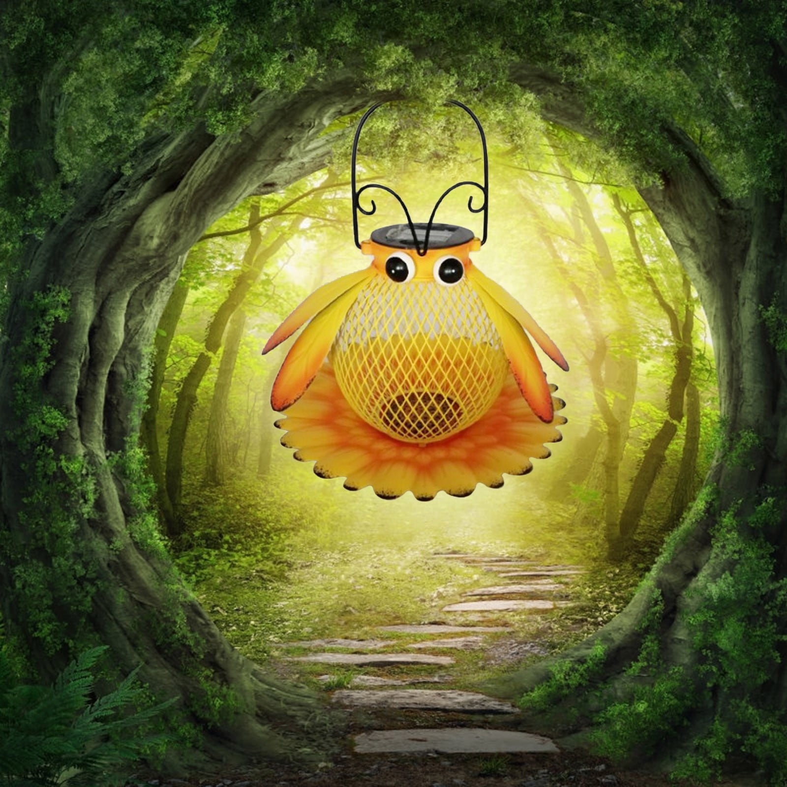 Bee Beetle LED Solar Garden Light – Hangable Outdoor Decorative Lamp ...