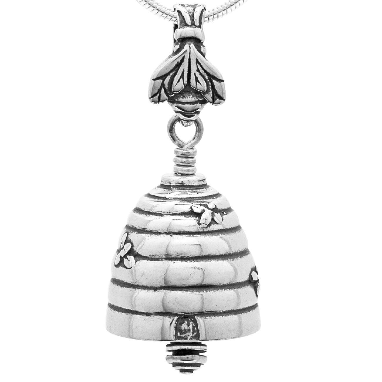 Bee Bell Silver Pendant - Unique Meaningful Affirmational Gift ...