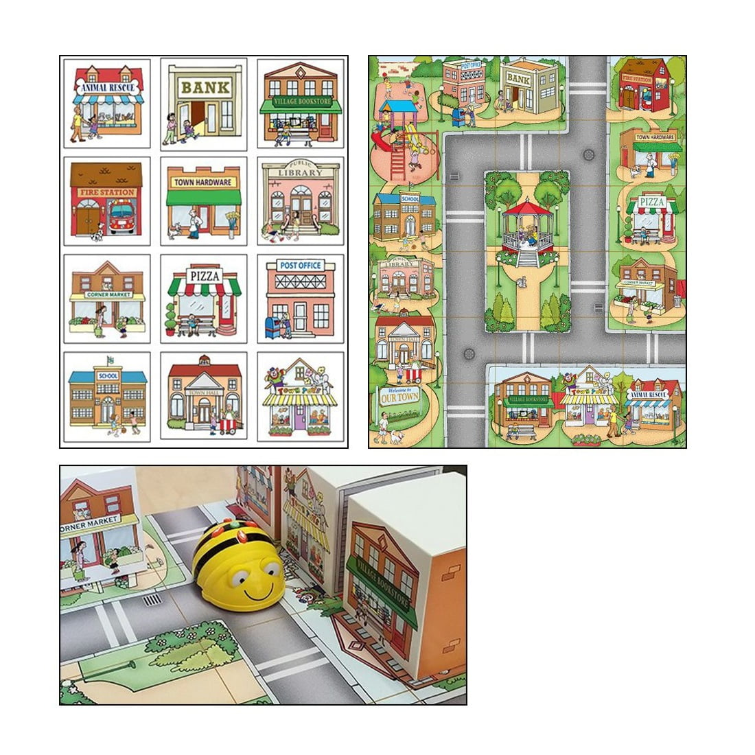 Bee-Bot & Blue-Bot Community Mat - 3D Community Construction Kit ...