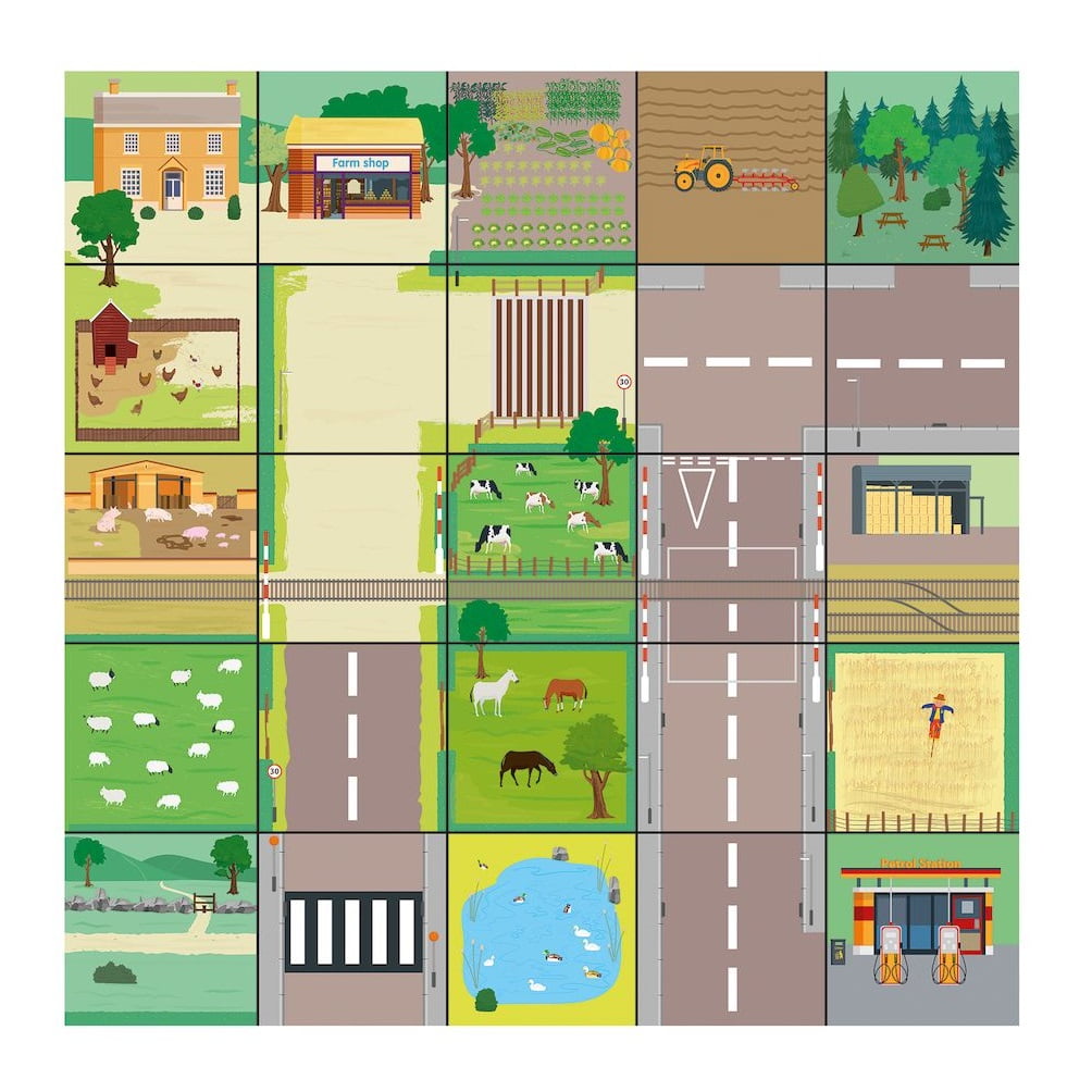 Bee-Bot Countryside Mat. Product Code: 708-IT10144 | Floor playmats for ...