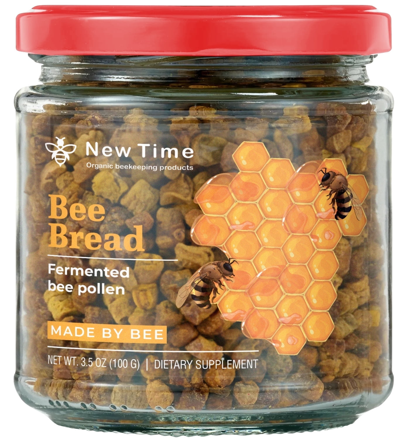 Bee Bread 3.5oz / 100g Organic Fermented Bee Pollen 2024 Harvest ...