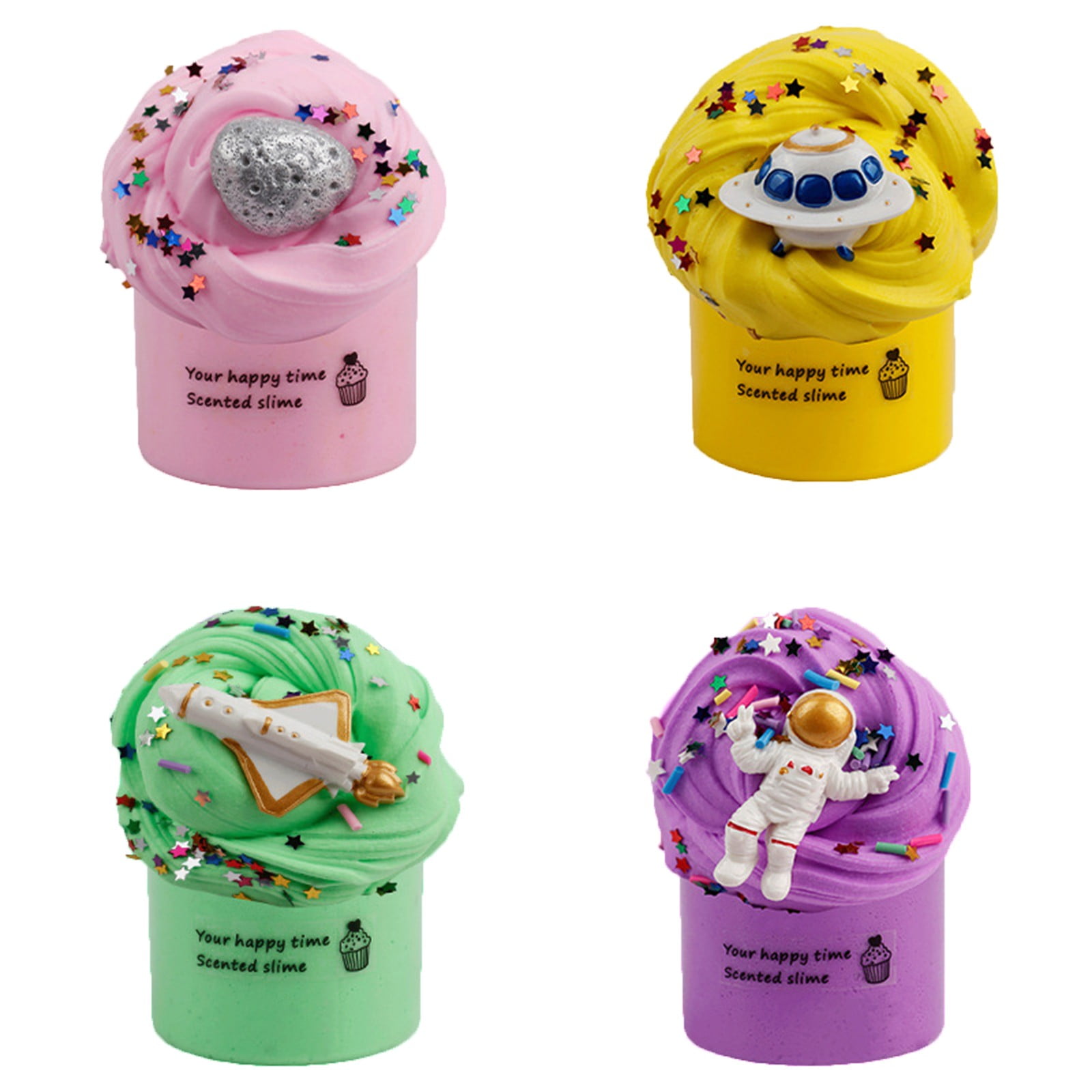 Bee Butter Mud Crystal Mud Bull Head Glue Slime Set - Walmart.com