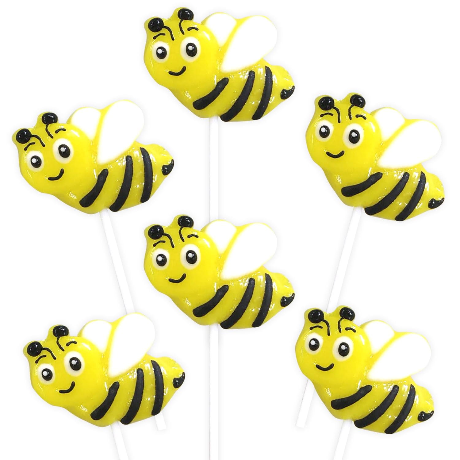 Bee Candy - 24 ESF27 Lollipops Individually Wrapped - Lemon Flavored ...