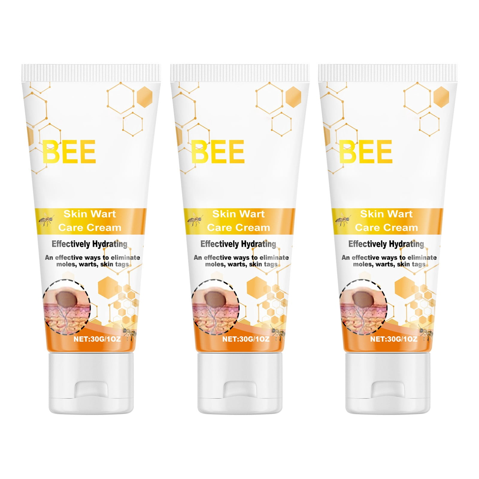Bee Care Cream,Warts,Moles amd Age Spots Soothing Skin Care Cream ...