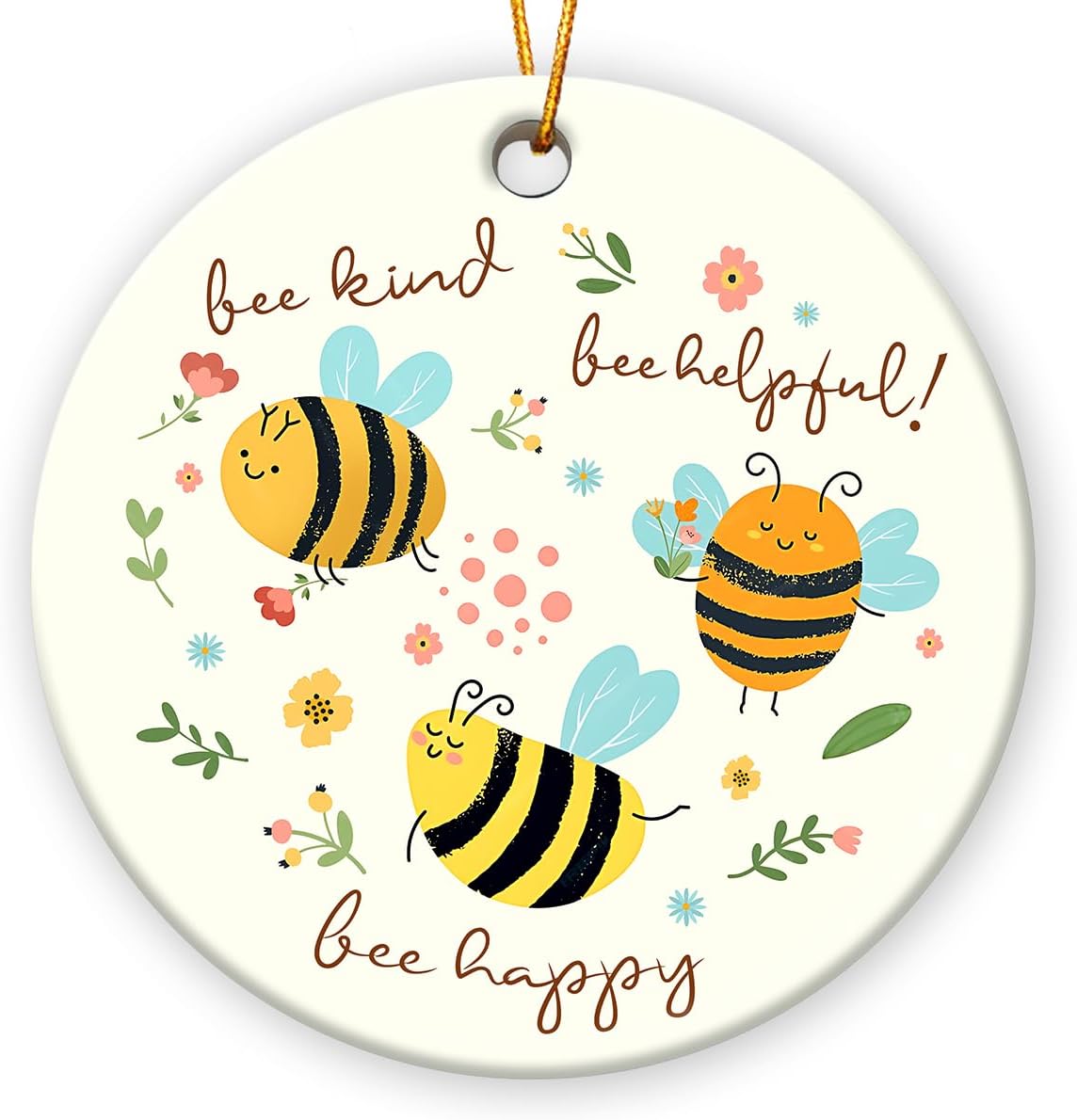 Bee Christmas Ornament 2025 - Cute Bee Gifts for Women Men Boys Girls ...