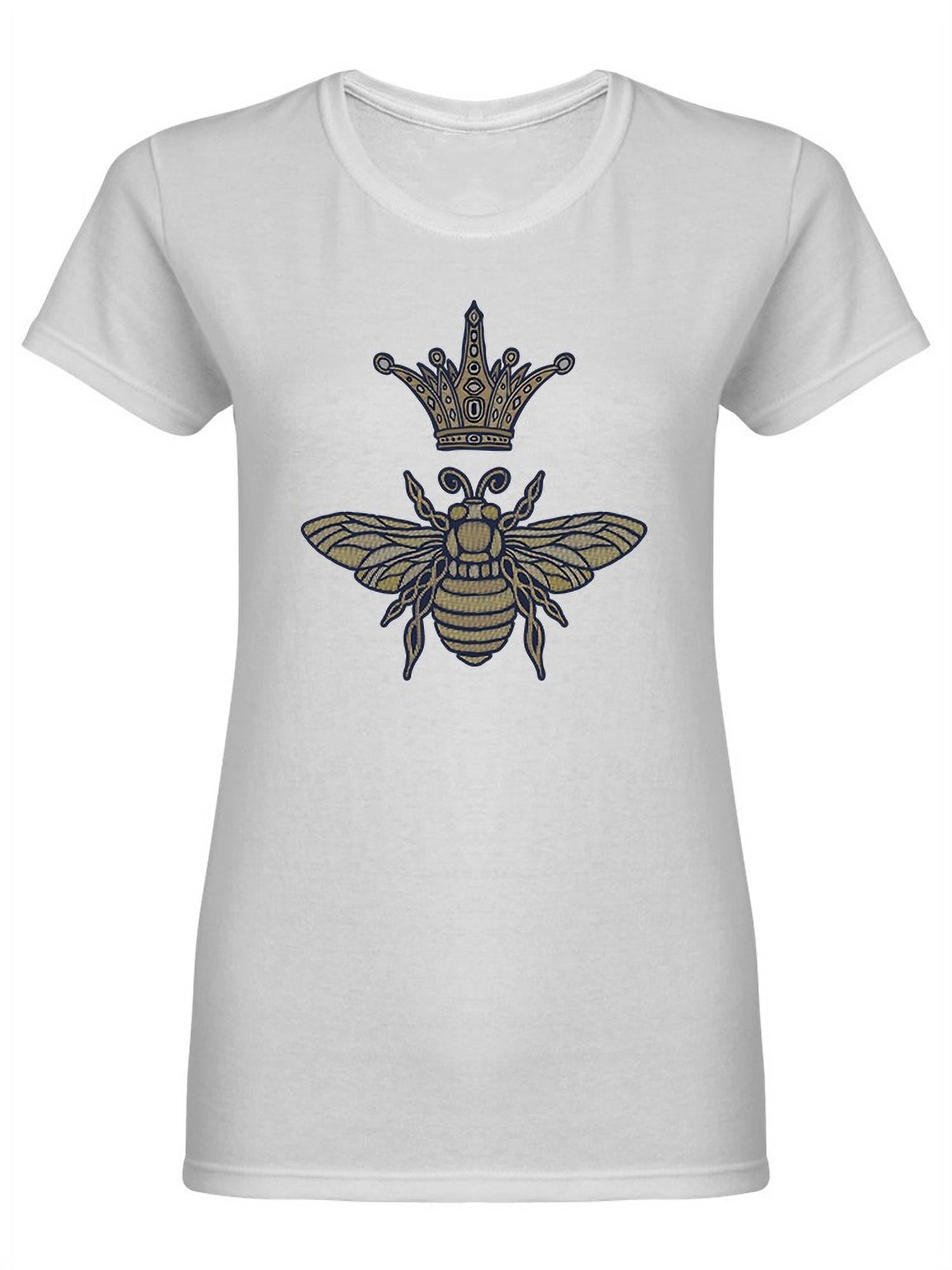 Bee Crown Bumblebee Shaped T-Shirt Women -Image by Shutterstock, Female ...