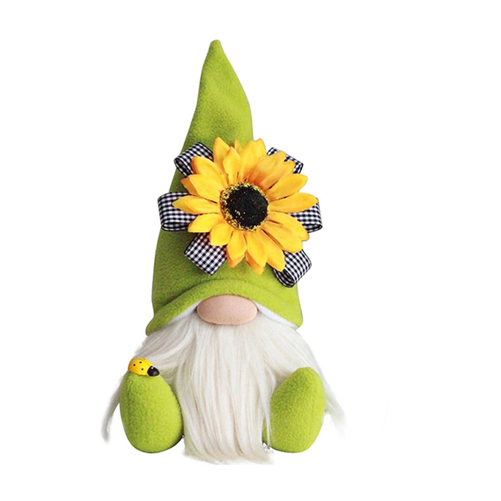 Bee Day Cute Gnome with Sunflower Plush Doll, Spring Gnomes Stuffed ...