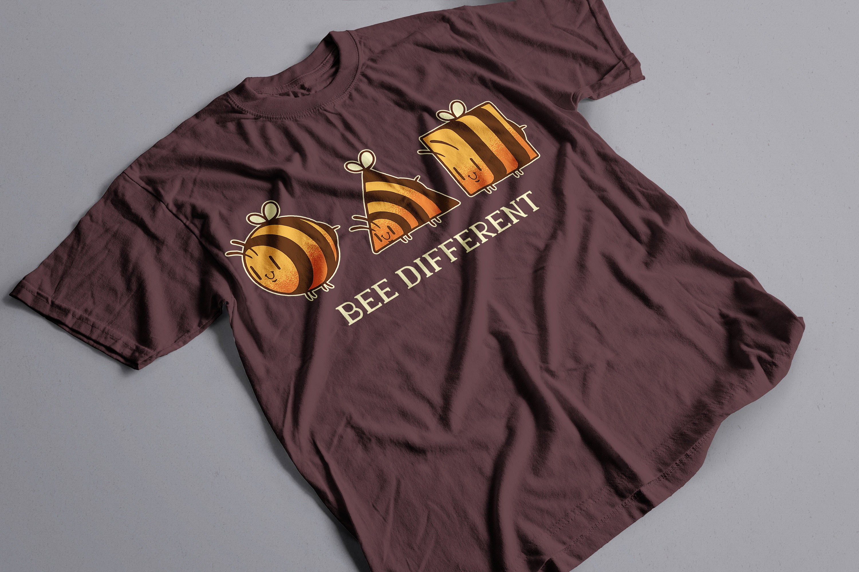 Bee Different T-Shirt, Bumblebee Shirt, Cute Bees, Unisex T-Shirt ...