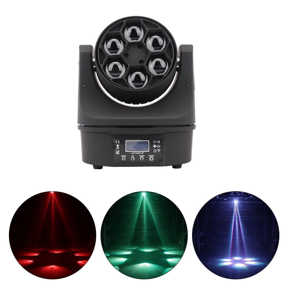 Bee-Eye Led Beam Moving Head 6-Count 15W Led RGBW DJ Light Party ...