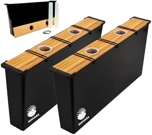 Bee Feeder Frame 2 Pack – Beehive Feeders for Inside Hives, Honey Bee ...