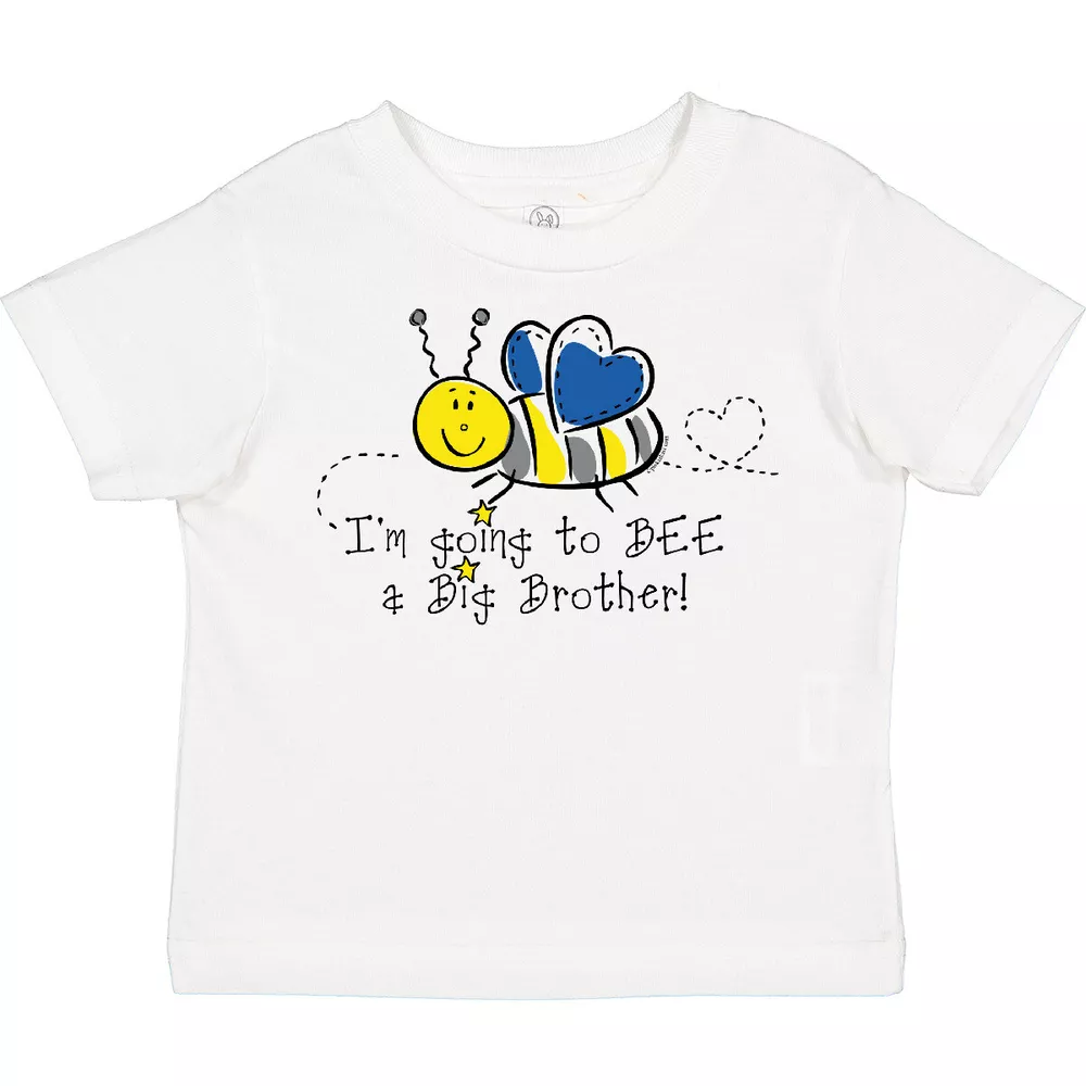 Bee Future Big Brother Toddler T-Shirt To Be Bumble Heart Cute Cartoon ...