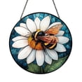 Bee Garden Inspired Window Suncatcher, Decorative Glass Art Hanging ...