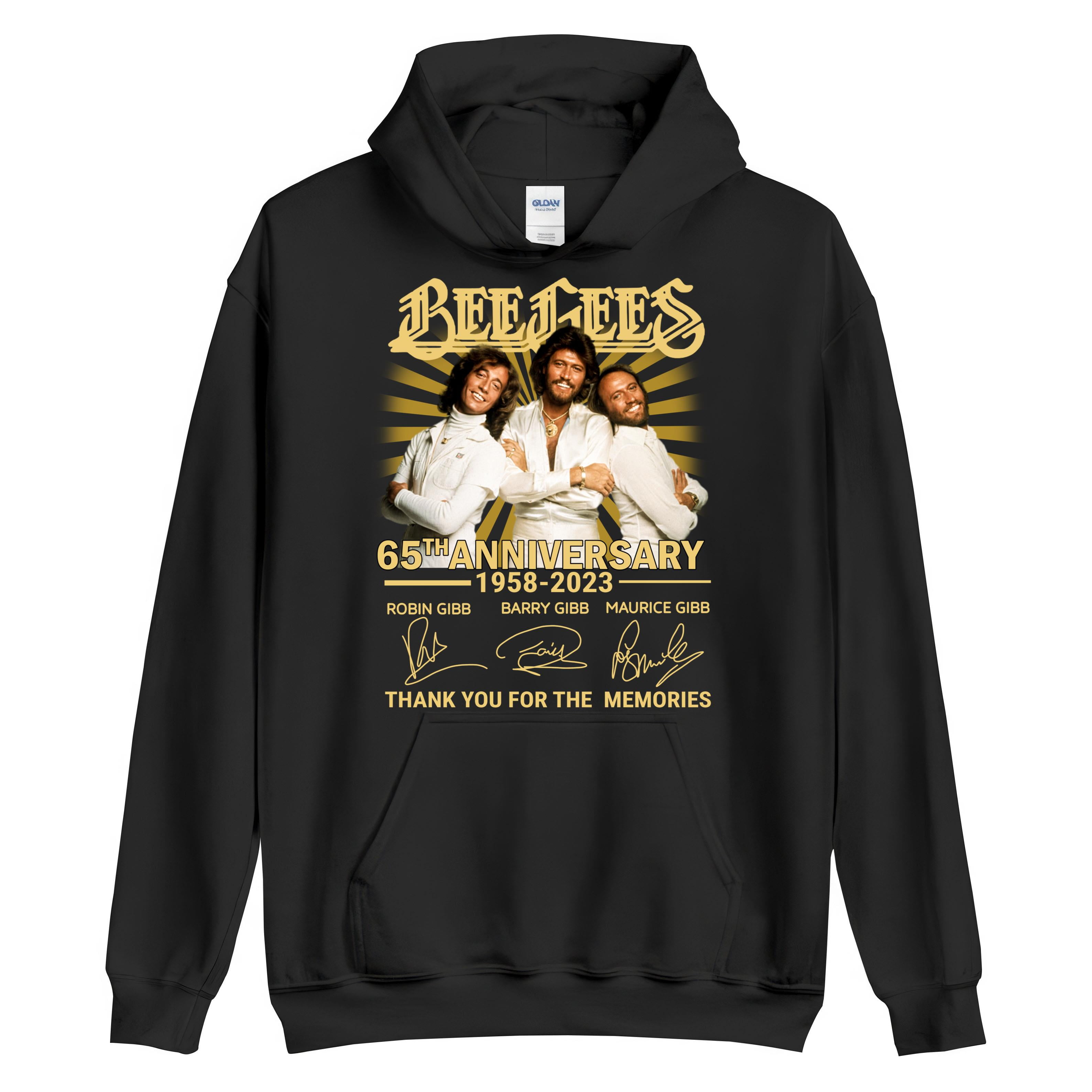 Bee Gees 65th Anniversary 1958 2023 Signatures Tour T Shirt S-5XL- Free ...