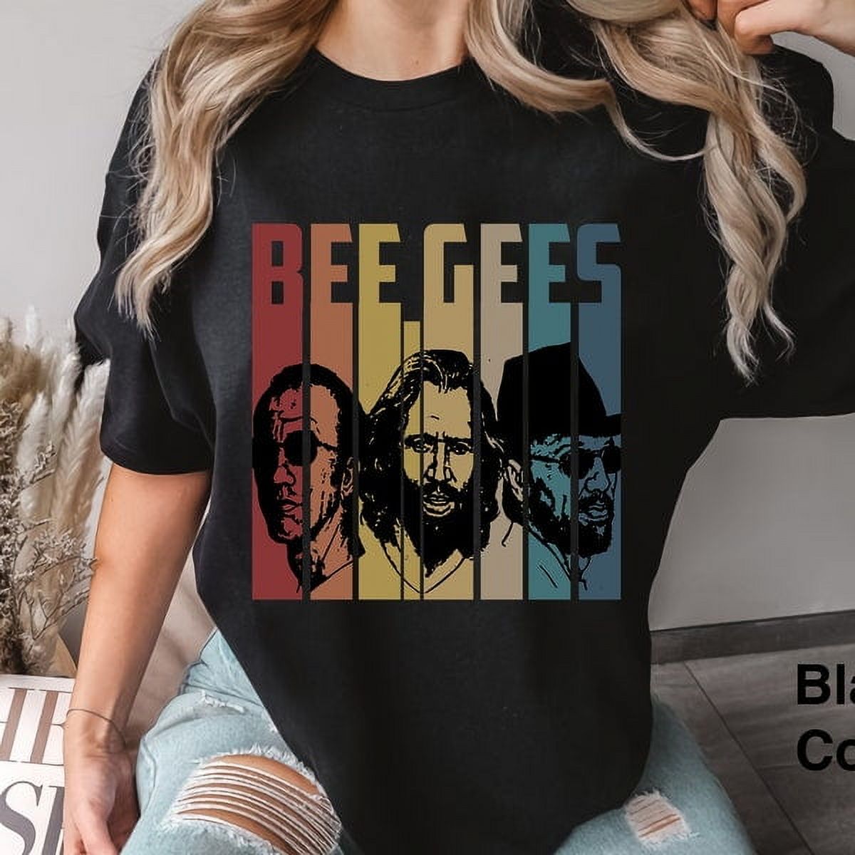 Bee Gees Band Retro Vintage aT-Shirt, The Bee Gees Band Shirt, Music ...