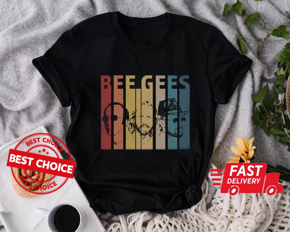 Bee Gees Band Unisex Black Shirt S-3XL Q8734 - Walmart.com