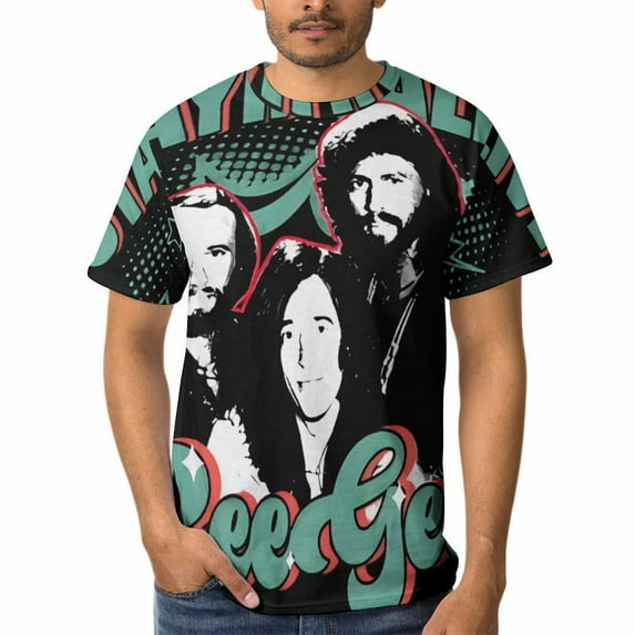 Bee Gees Men's Short Sleeve T-Shirt Crew Neck Top S - Walmart.com