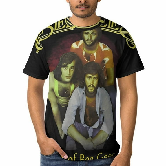 Bee Gees Men's Short Sleeve T-Shirt Crew Neck Top S - Walmart.com