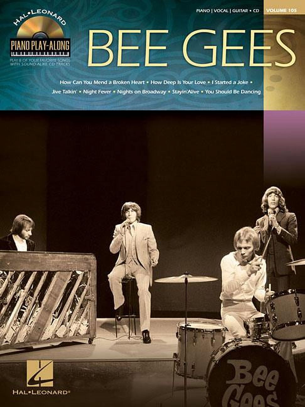 Bee Gees-Piano Play-Along Volume #105 (Book and CD) - Walmart.com