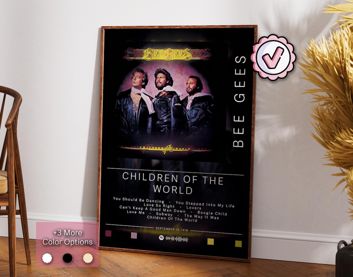 Bee Gees Poster Children Of The World Poster Album Poster Prints Wall ...