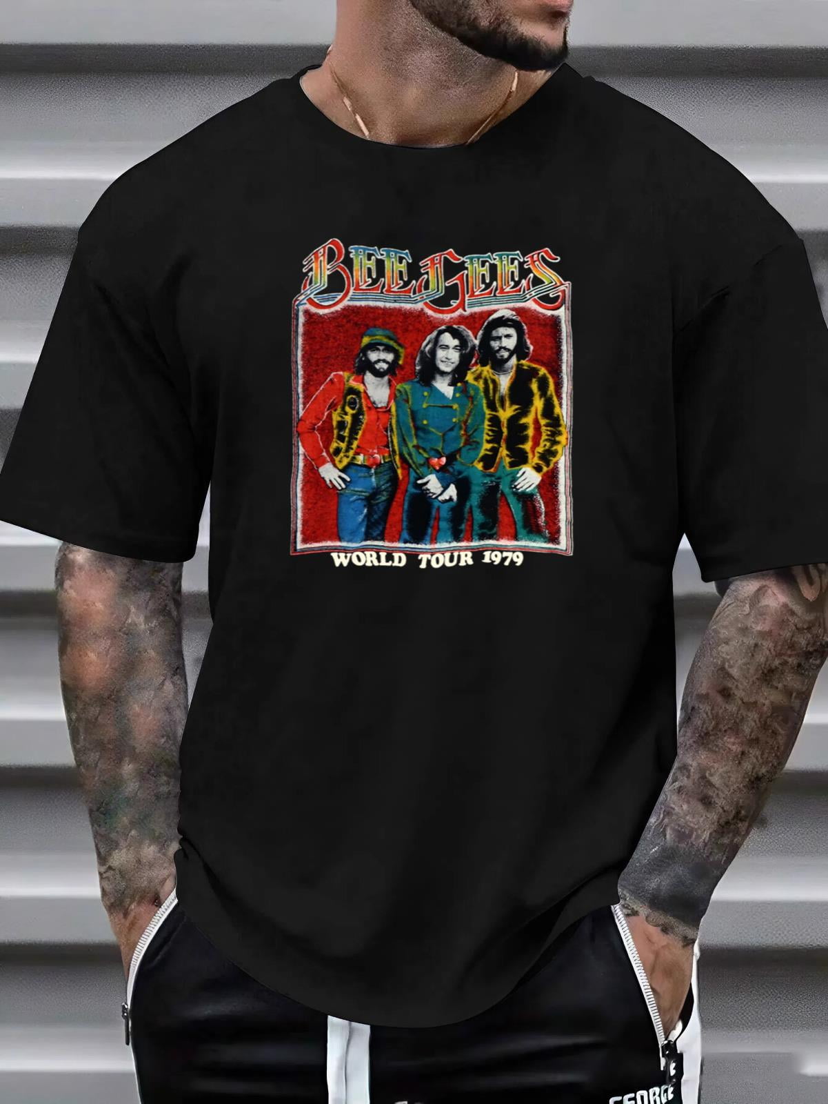 Bee Gees Saturday Night Fever Disco Era Band Fan Unisex Tee V60466, for ...