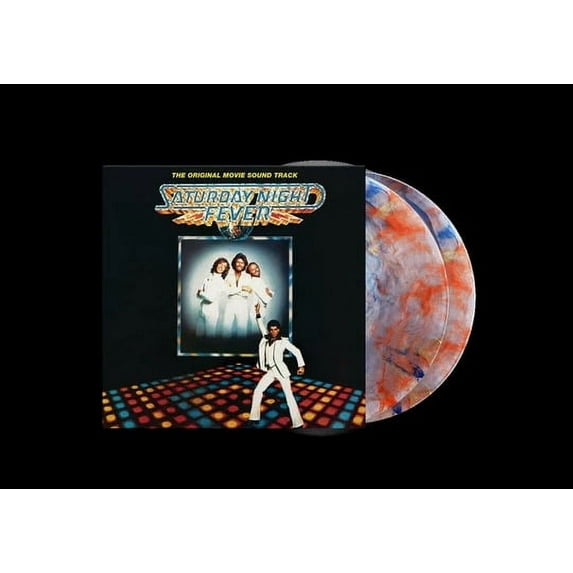 Bee Gees - Saturday Night Fever Soundtrack - Limited Red, Orange & Blue Marble Colored Vinyl ...