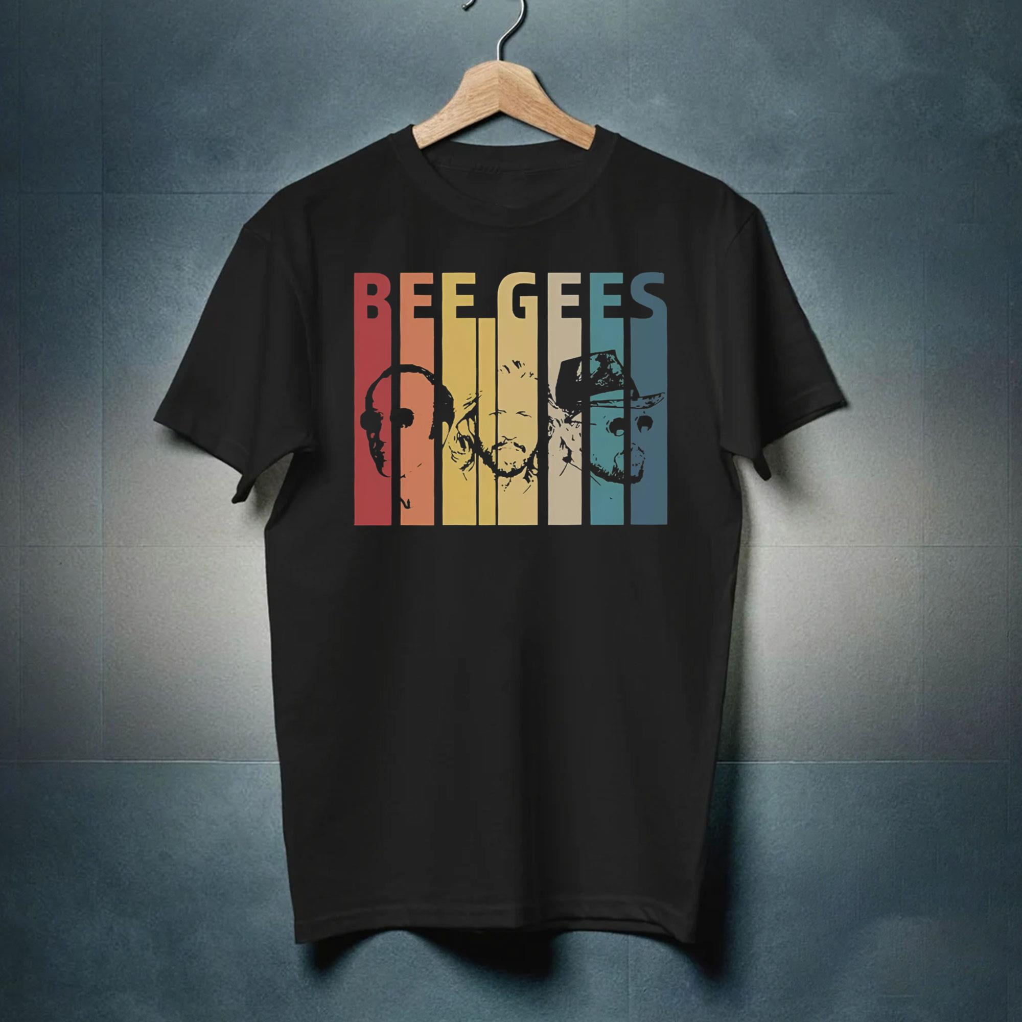 Bee Gees T-Shirt Black Unisex Unisex All Size-TH27866 - Walmart.com