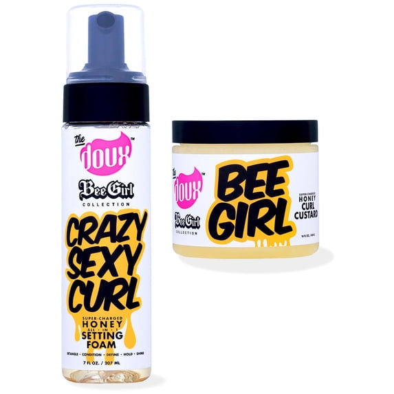 Doux Approved Combo: Bee Girl + CrazySexyCurl Foam - Walmart.com