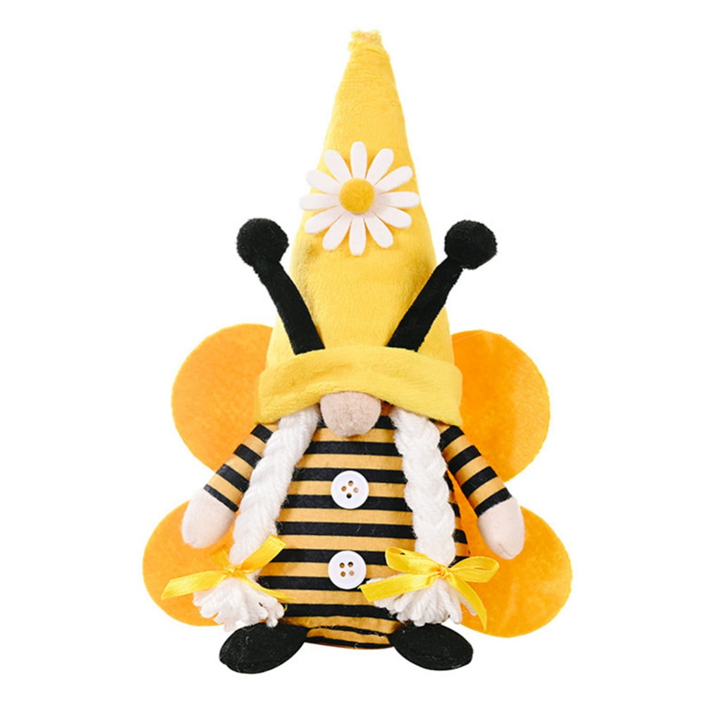 Bee Gnome Farmhouse Decor Tiered Tray Decorations Spring Gnome Summer ...