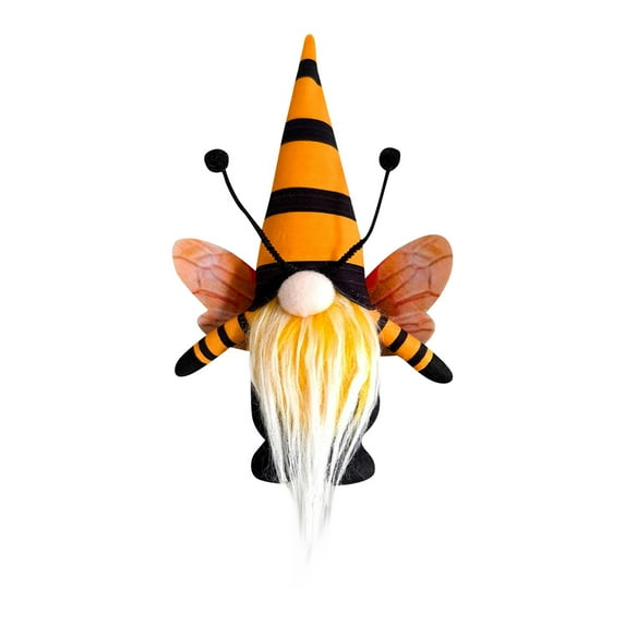 Bee Gnome Plush Doll, Creative Faceless Gnome Figurine With Long Legs ...