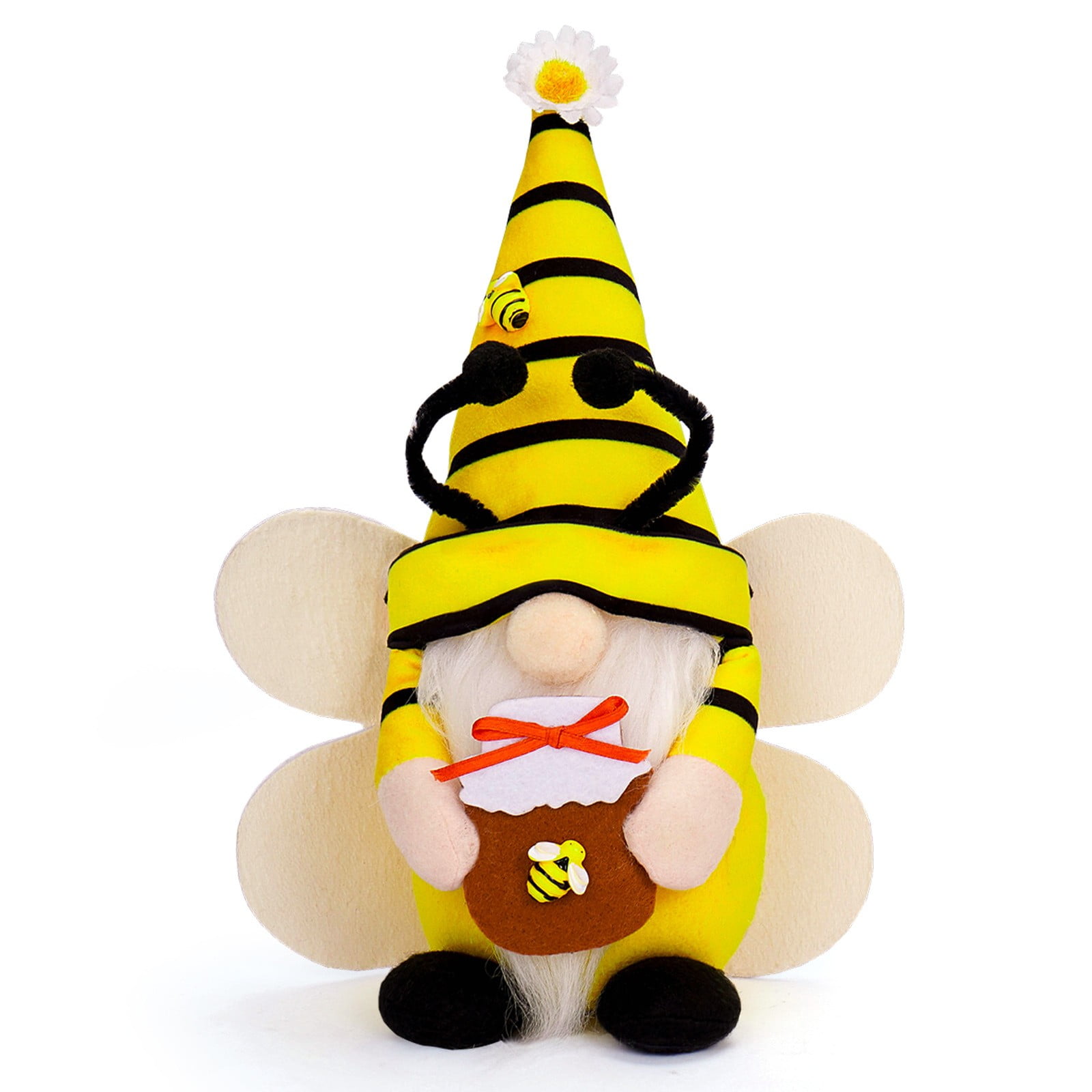 Bee Gnome Spring Sunflower Doll Decor, Plush Bumble Bee Gnomes ...