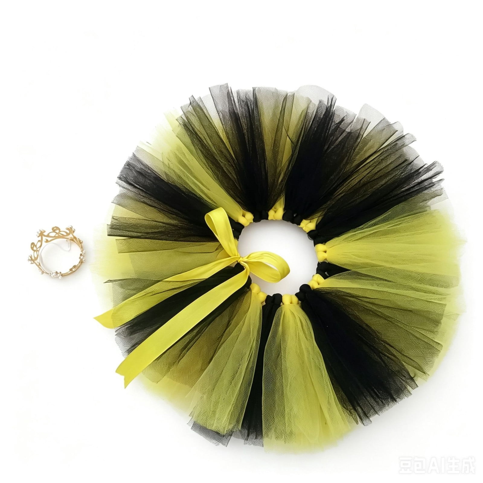 Bee Goose Outfit, Tutu Skirt with Crown Headpiece, Bumblebee Themed for ...