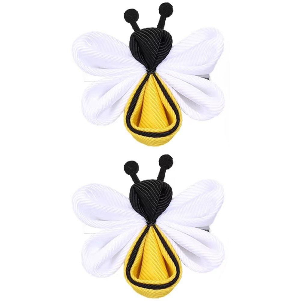 Bee Hair Clips 2Pcs Cute Bee Alligator Hair Clips Cute Barrettes ...