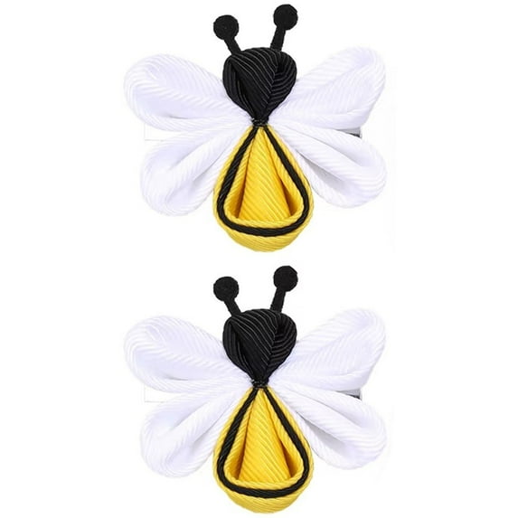 Bee Hair Clips 2Pcs Cute Bee Alligator Hair Clips Cute Barrettes ...