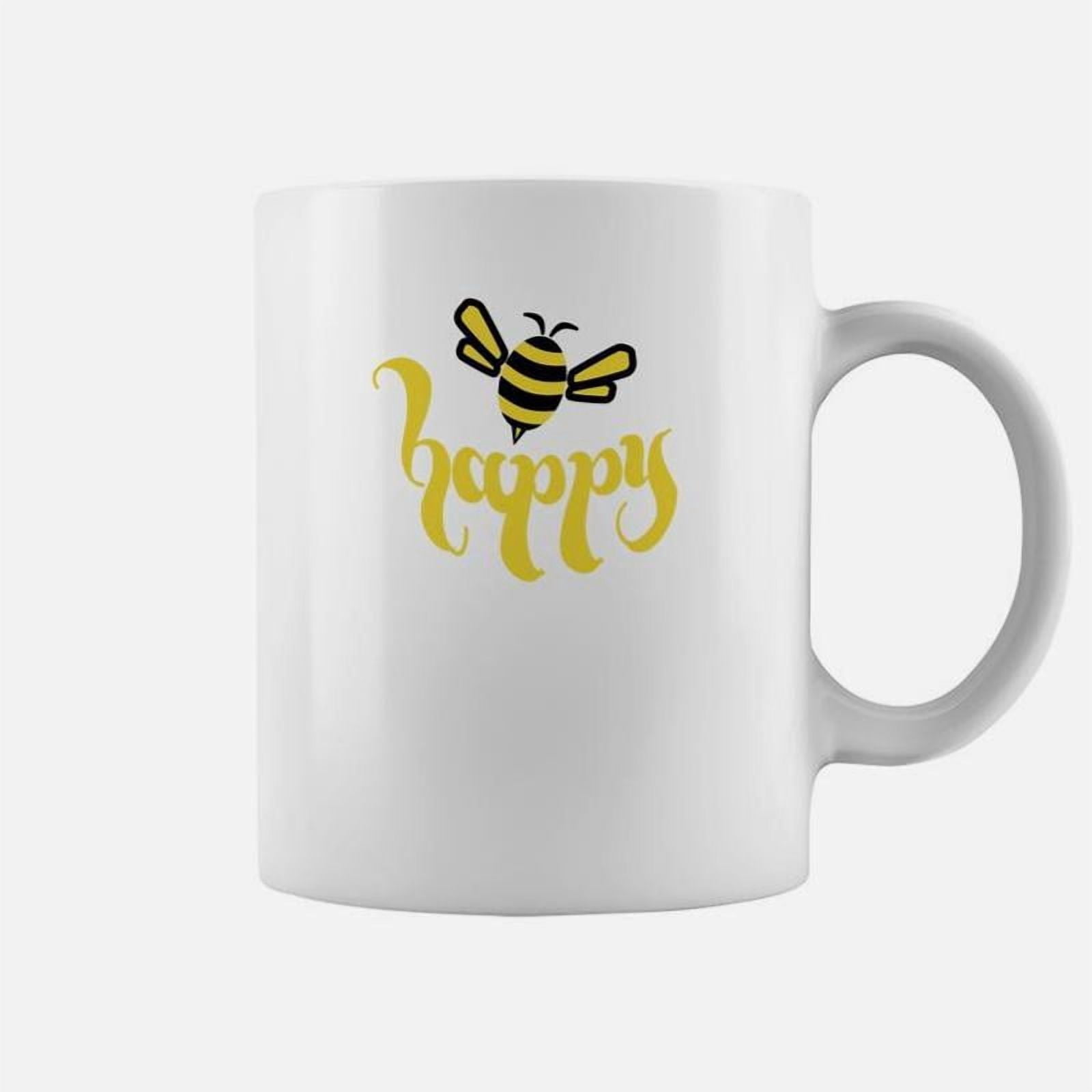 Bee Happy Save The Bees Coffee Mug - Walmart.com