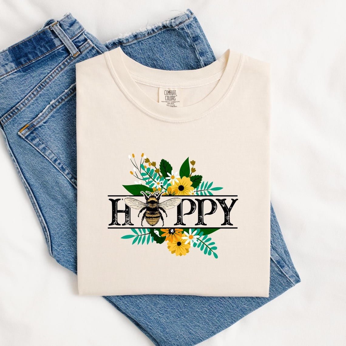 Bee Happy Shirt, Kind Humble Honest Loving Yourself Original Grateful ...