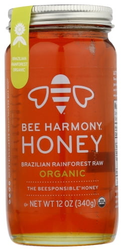 Bee Harmony Honey Rainforest 12 oz (Pack of 6) - Walmart.com