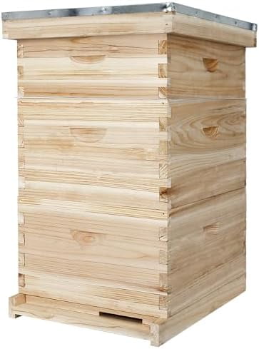 Bee Hive,10 Frame Bee Hives Boxes Starter Kit, Langstroth Beehives ...