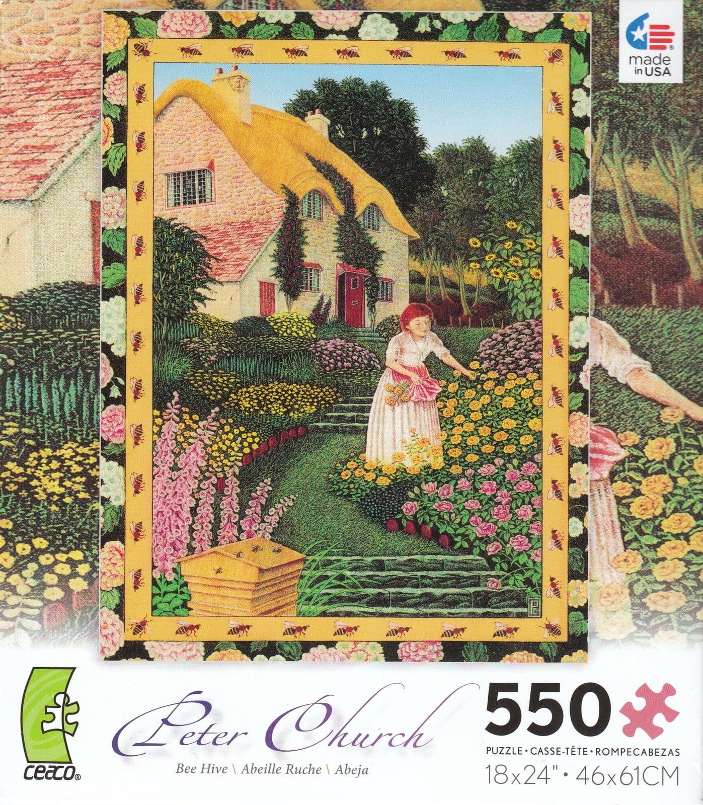 Bee Hive 550 Piece Puzzle - Walmart.com