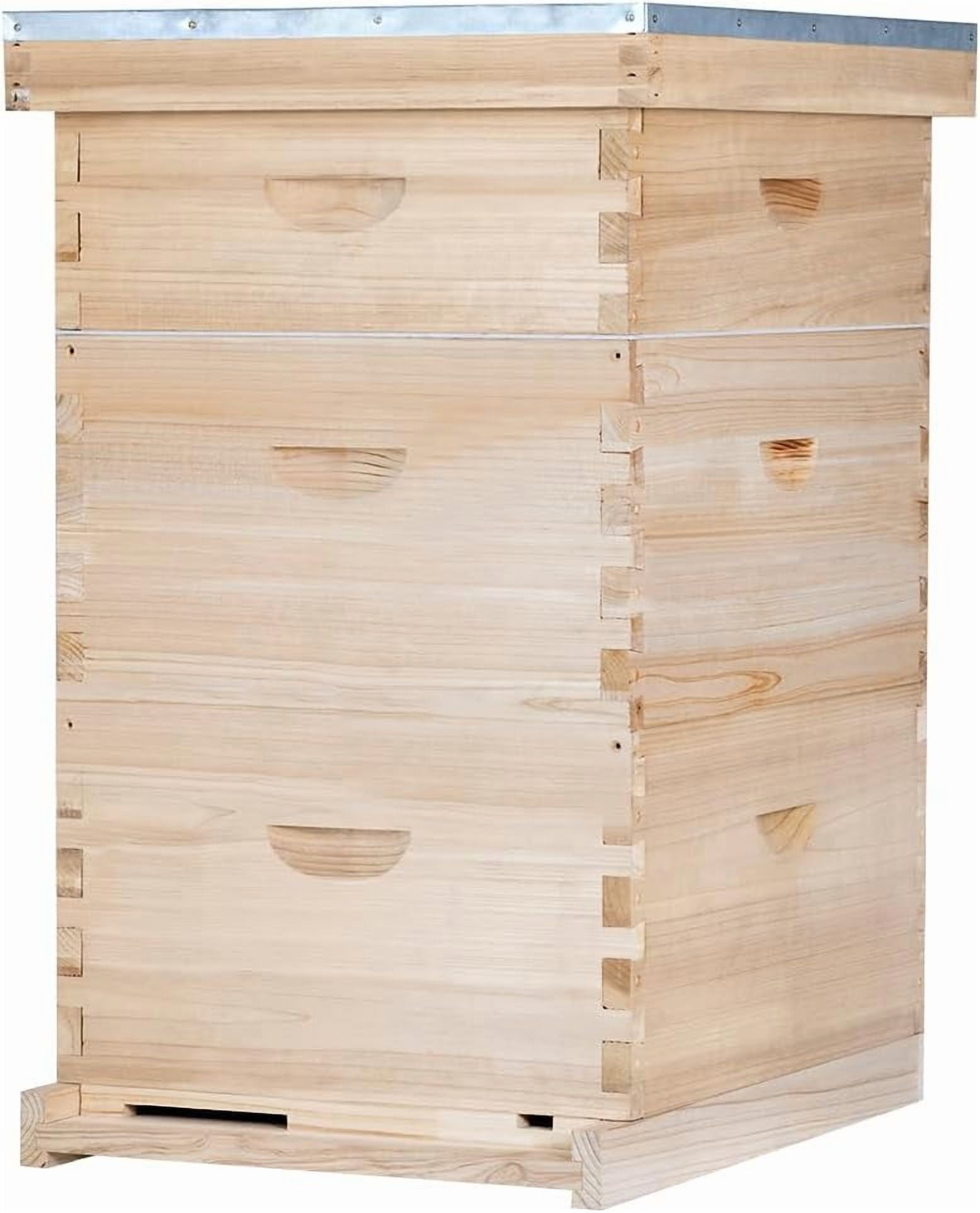 Bee Hive Boxes 10 Frame Langstroth Beehive,Complete Beehive Kit ...