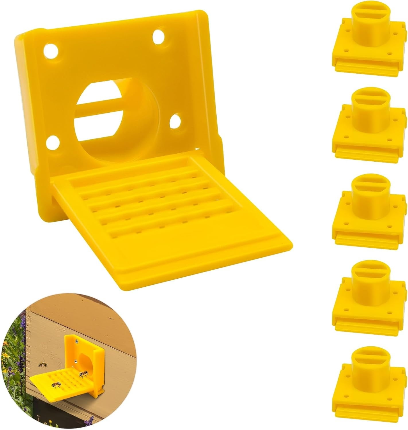 Bee Hive Entrance Reducer, 6 Pack Beehive Entrance Reducer,Green Square ...