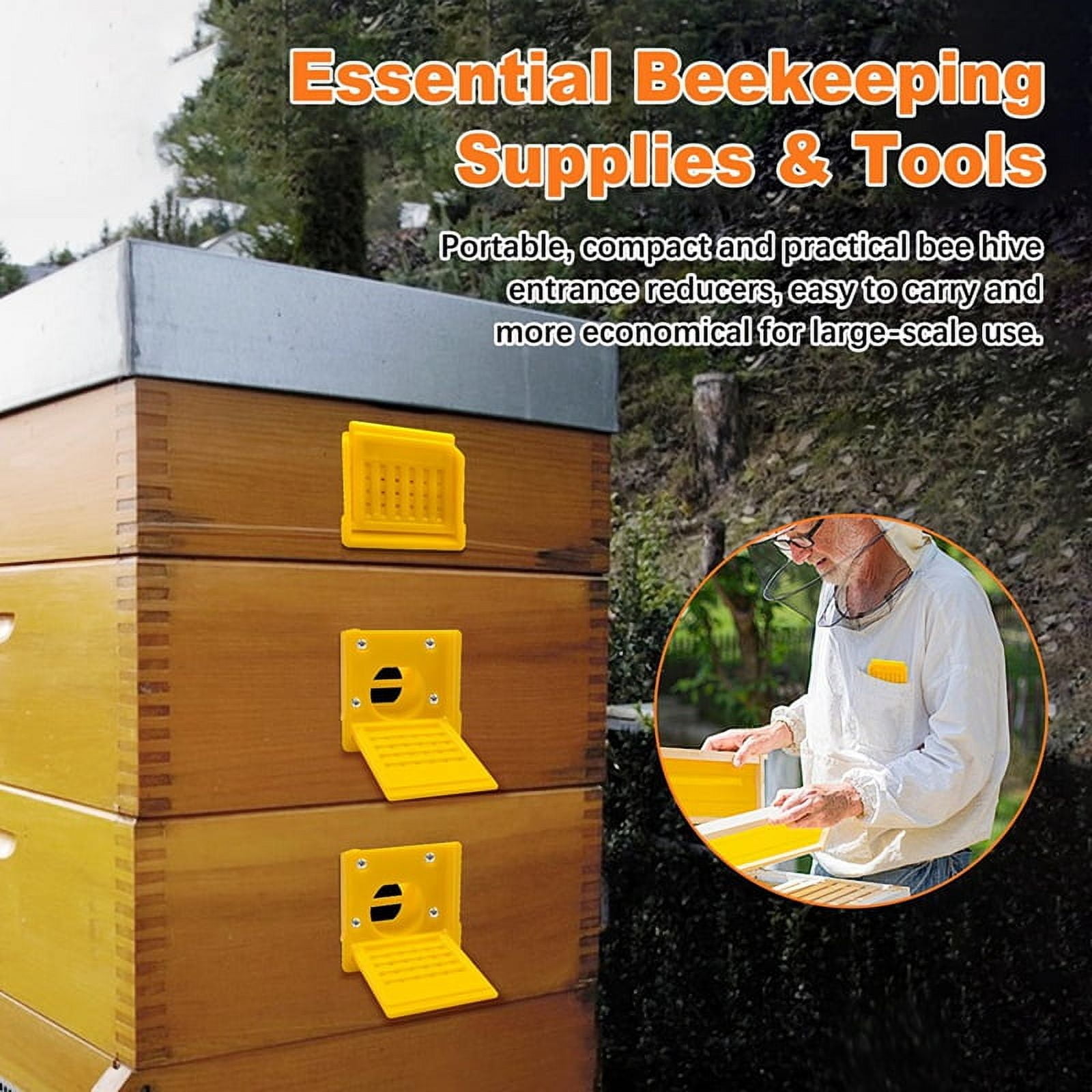 Bee Hive Entrance Reducer, Beehive Reducer,Portable Mouse Guard for ...