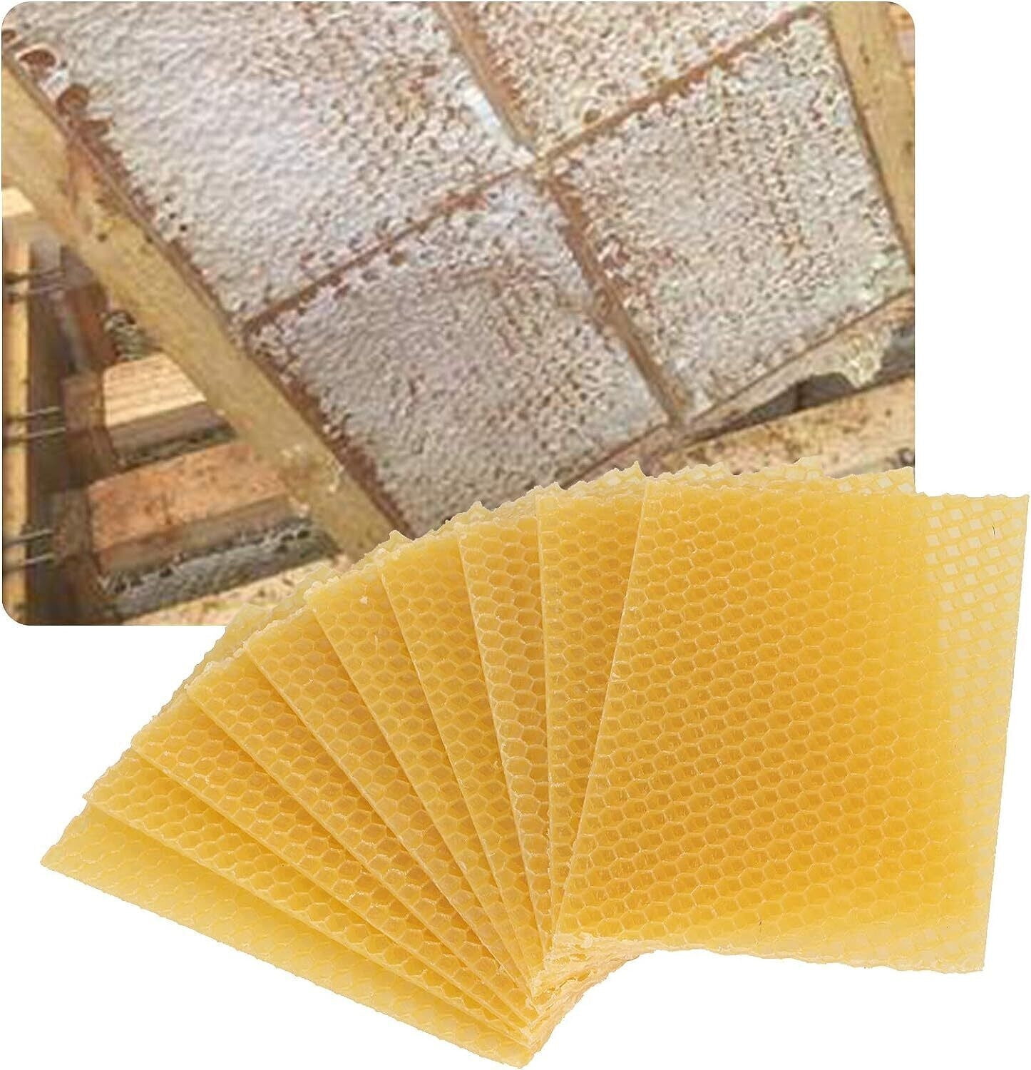 Bee Hive Foundation Honey Hive Equipment Deep House Nest Honeycomb Wax ...