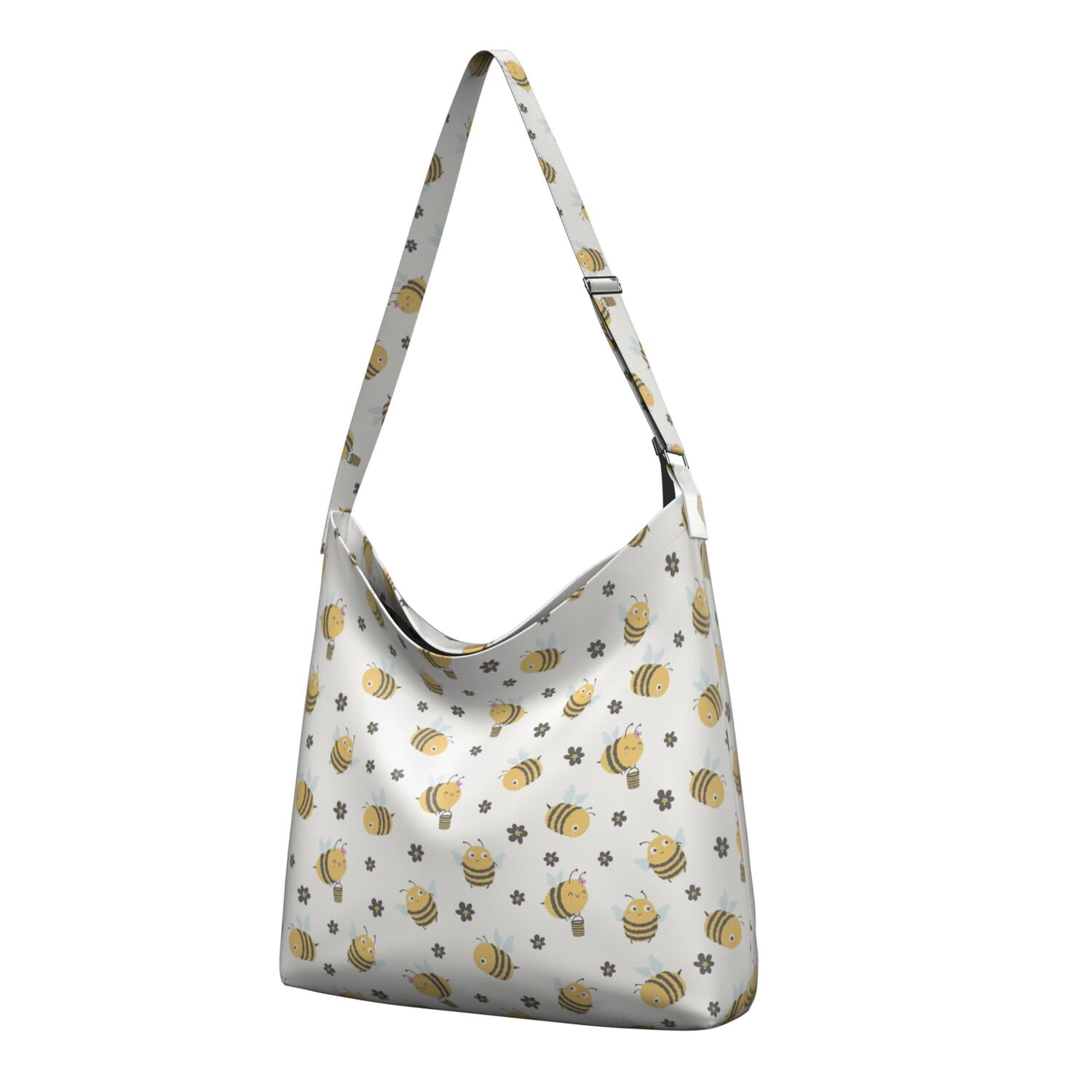 Bee Hive Pattern Adjustable Strap Sling Bag | Versatile & Functional ...
