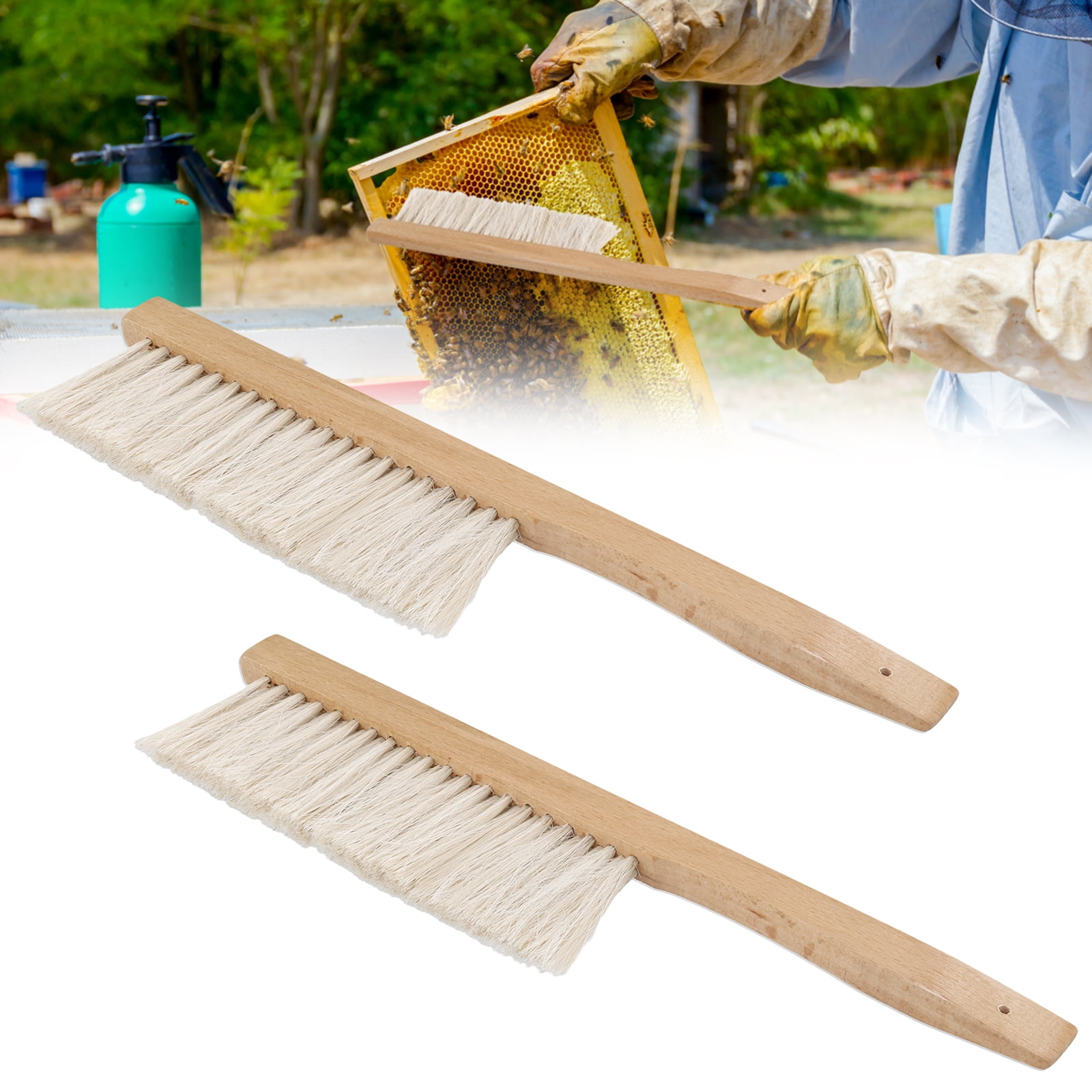 Bee Hive Tool for Beekeeping - Natural Horsehair Bee Brush Beehive ...