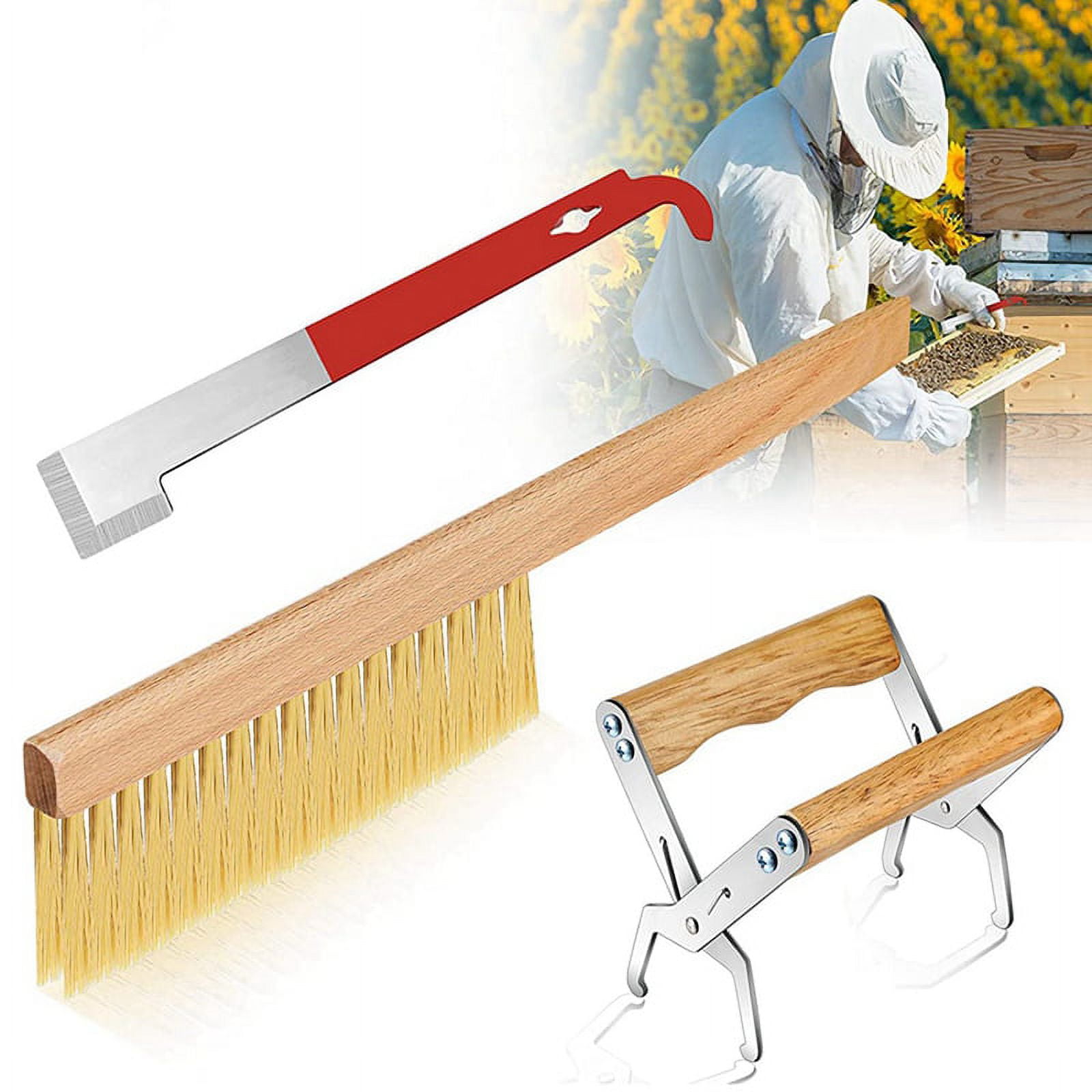 Bee Hive Tool for Beekeepers,Include J Hook Frame Lifter ,Bee Hive ...