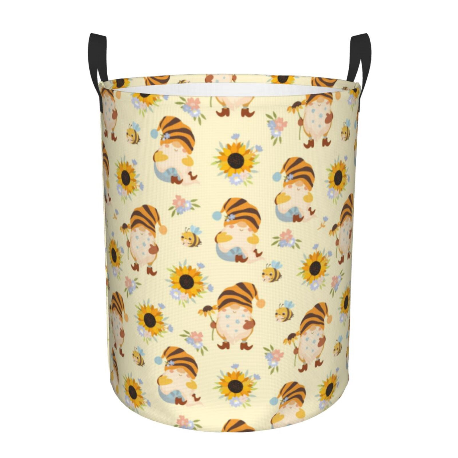 Bee Honey Honeycomb Bee Laundry Basket with Handles - Freestanding ...