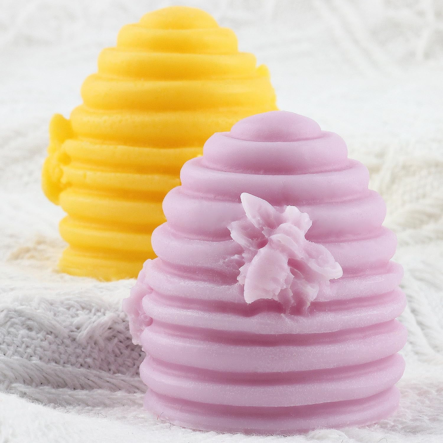 Bee Honeycomb Candle Molds Honeycomb Silicone Candle Mold Beehive Resin ...