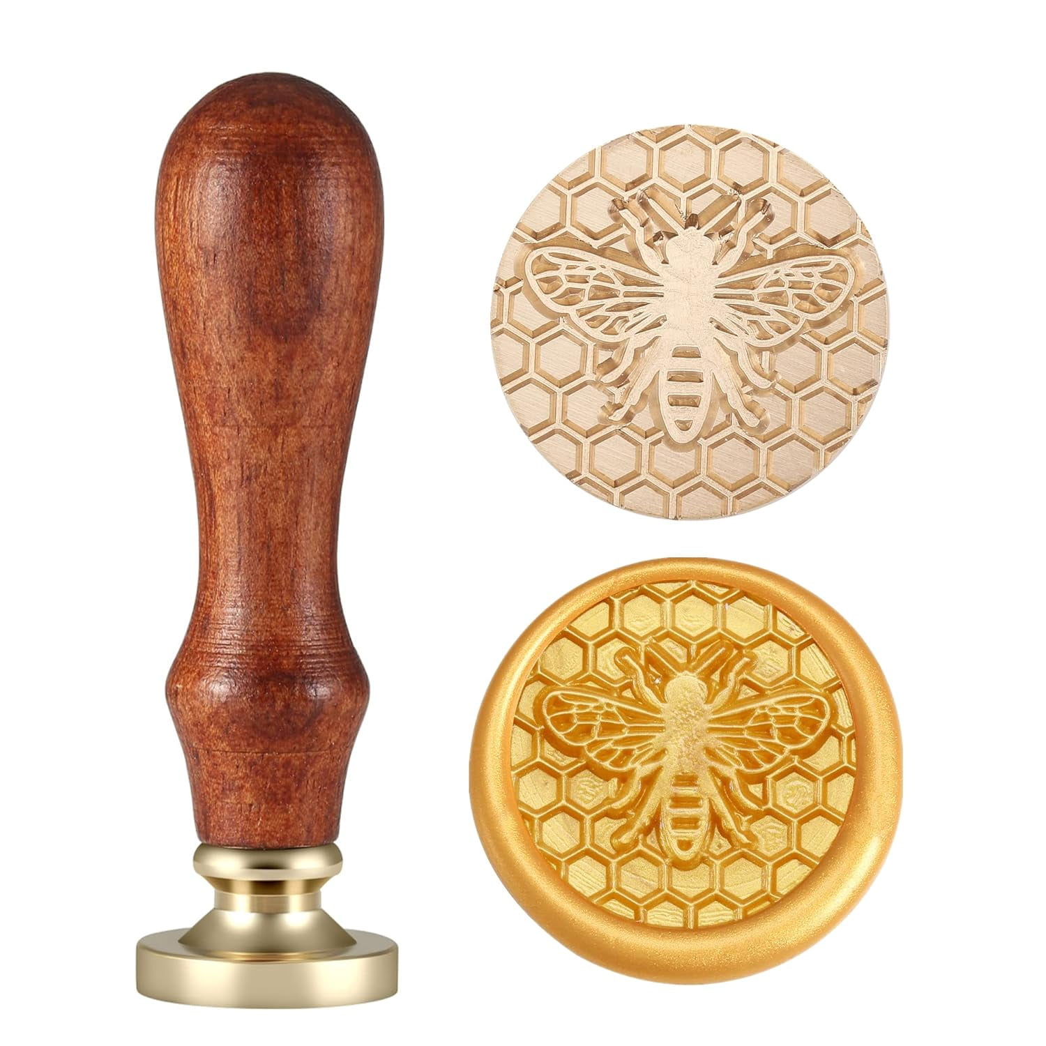 Bee & Honeycomb Wax Seal Stamp, Vintage Sealing Stamp for Wedding ...