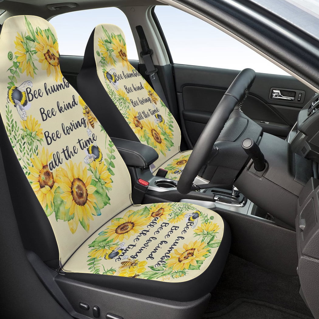 Bee Humble Bee Kind Bee Loving All The Time Seat Covers Cars, Car Truck ...
