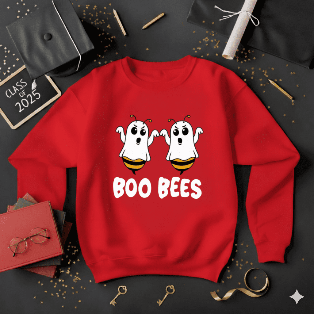Bee Humor Halloween Word Pun Costume Funny Retro Playful Quote Design ...